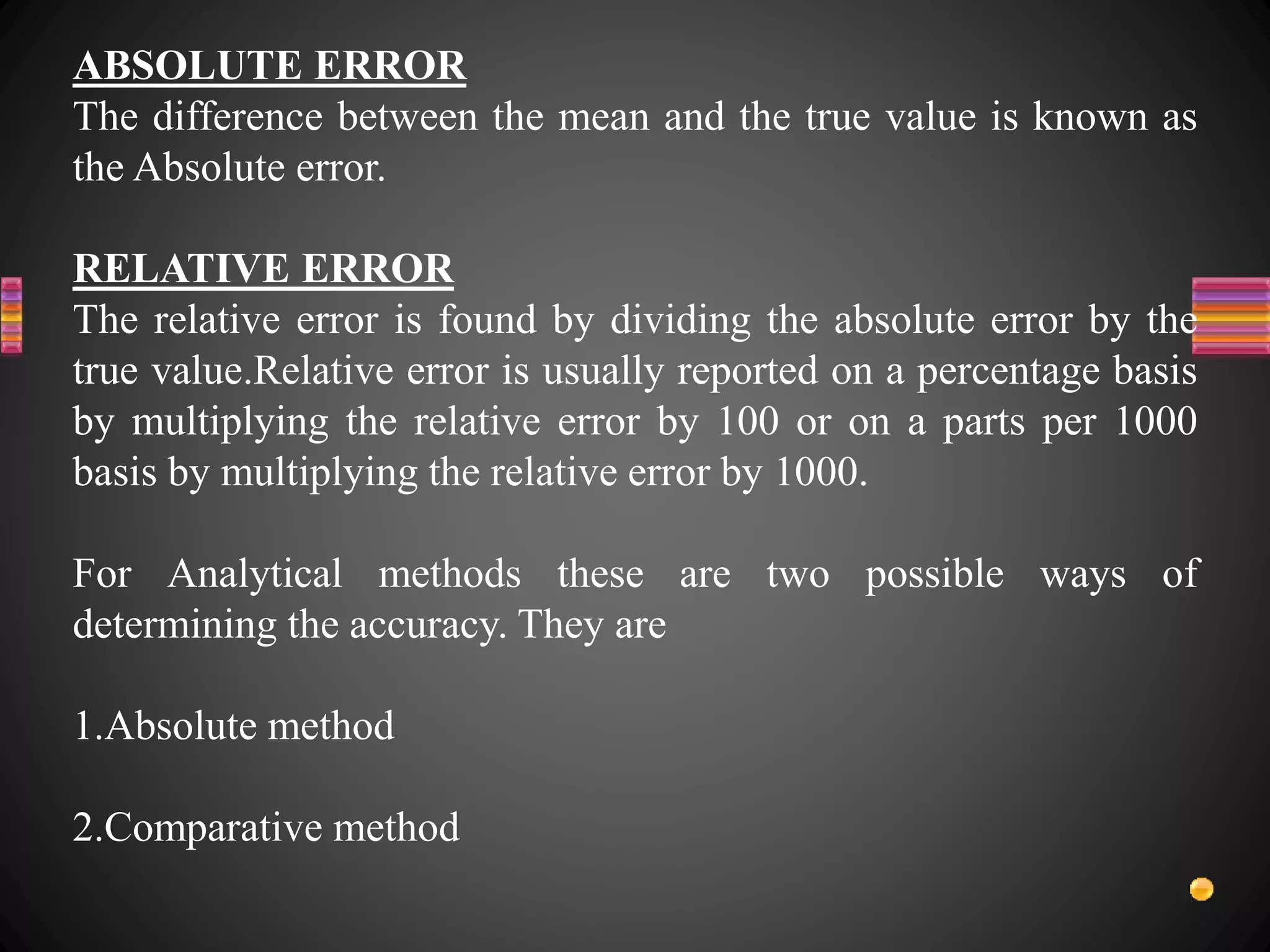 Accuracy precision and significant figures | PPTX