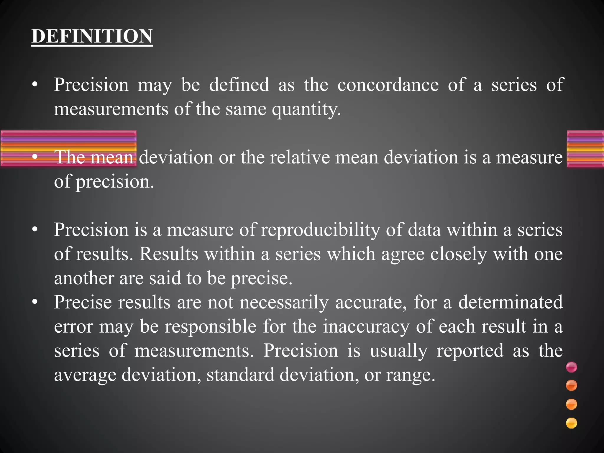 Accuracy precision and significant figures | PPTX
