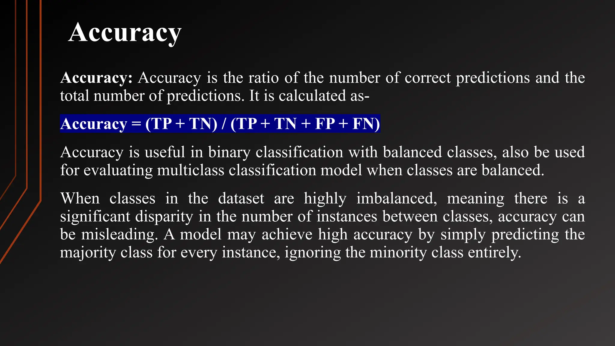 Model Performance Metrics Accuracy Precision Recall Pptx Email