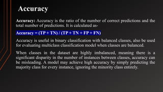 Model Performance Metrics. Accuracy, Precision, Recall | PPTX