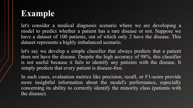 Model Performance Metrics. Accuracy, Precision, Recall | PPTX | Email ...