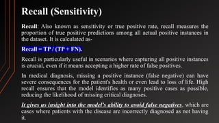 Model Performance Metrics. Accuracy, Precision, Recall | PPTX