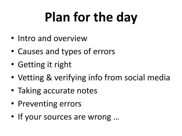 Accuracy & Verification | PPT