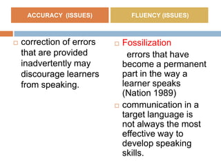 Accuracy vs fluency | PPTX