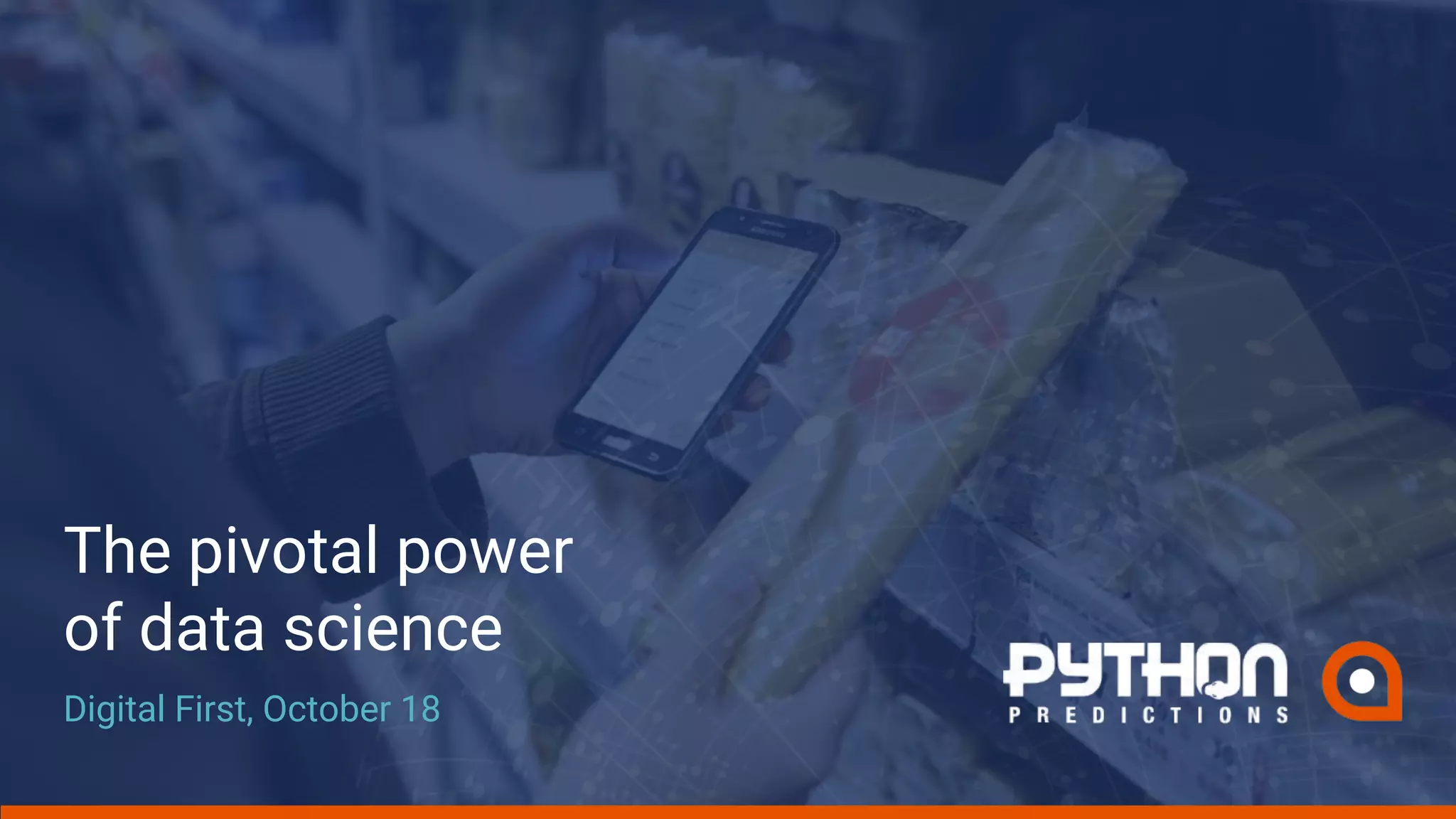 The pivotal power of data science - Influencing the business model of a ...