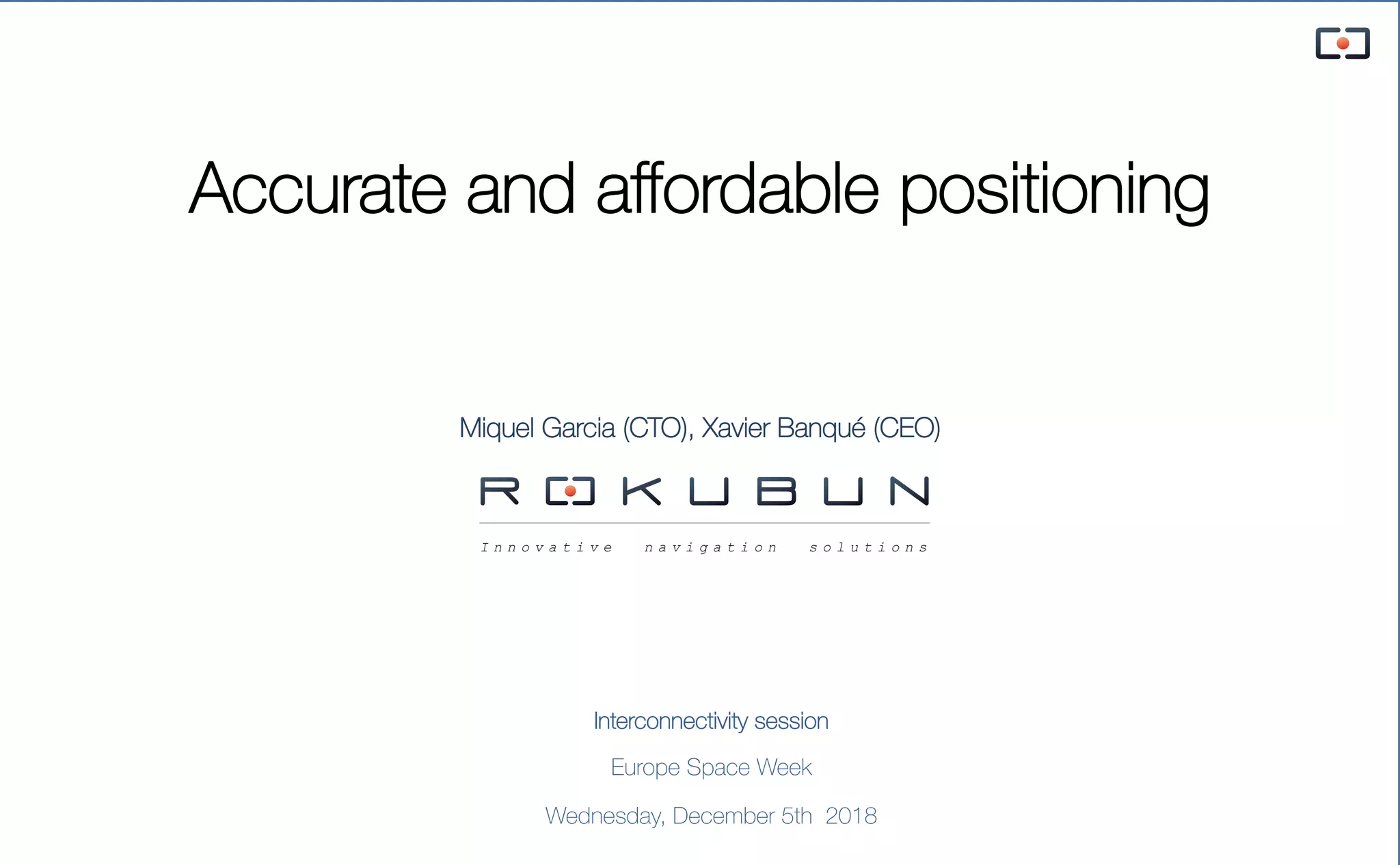 Accurate and Affordable Positioning | PPT