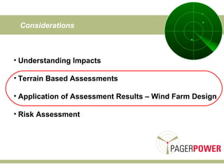 Accurately Assessing The Impact of Wind Turbines on Radar | PPT