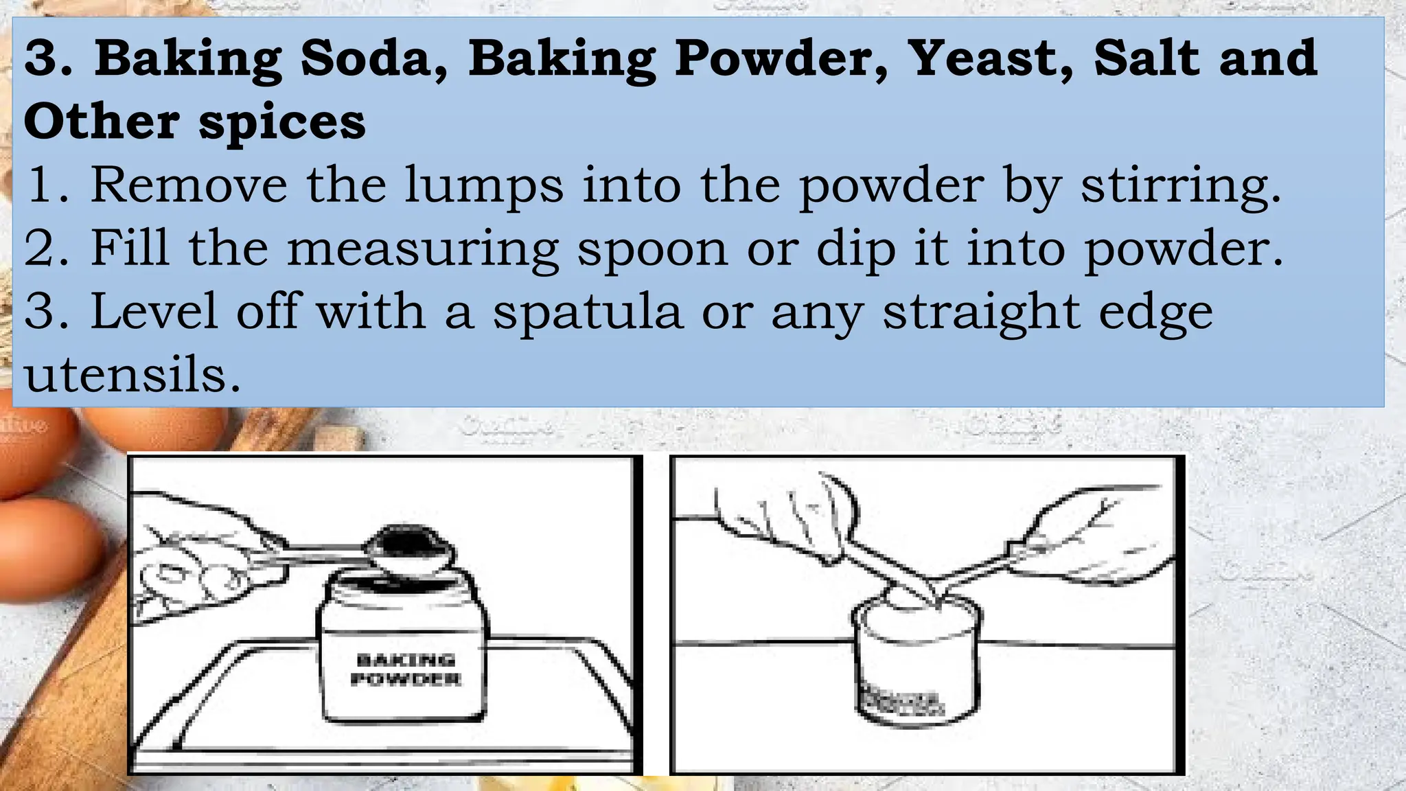 ACCURATE MEASUREMENTS OF INGREDIENTS.pptx