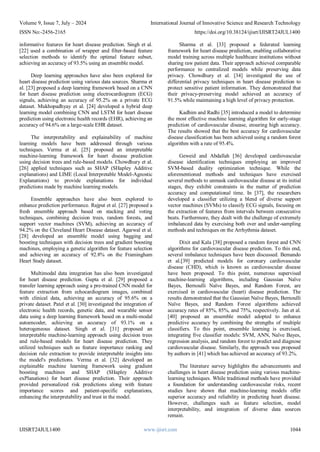 Accurate Prediction of Heart Disease Using Machine Learning-A Case Study on the Cleveland ...