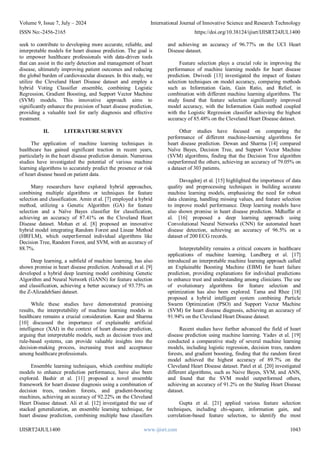 Accurate Prediction of Heart Disease Using Machine Learning-A Case ...