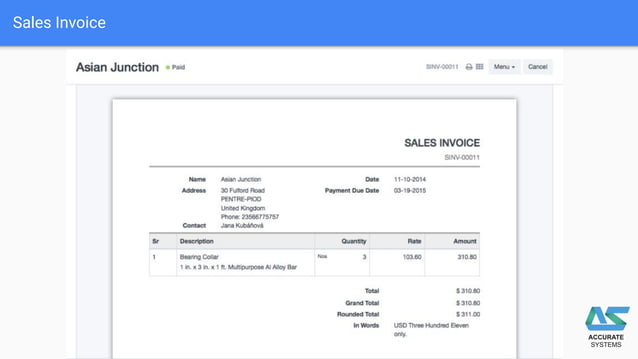 Accurate systems - ERP | PPT