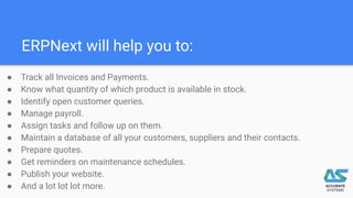 Accurate systems - ERP | PDF