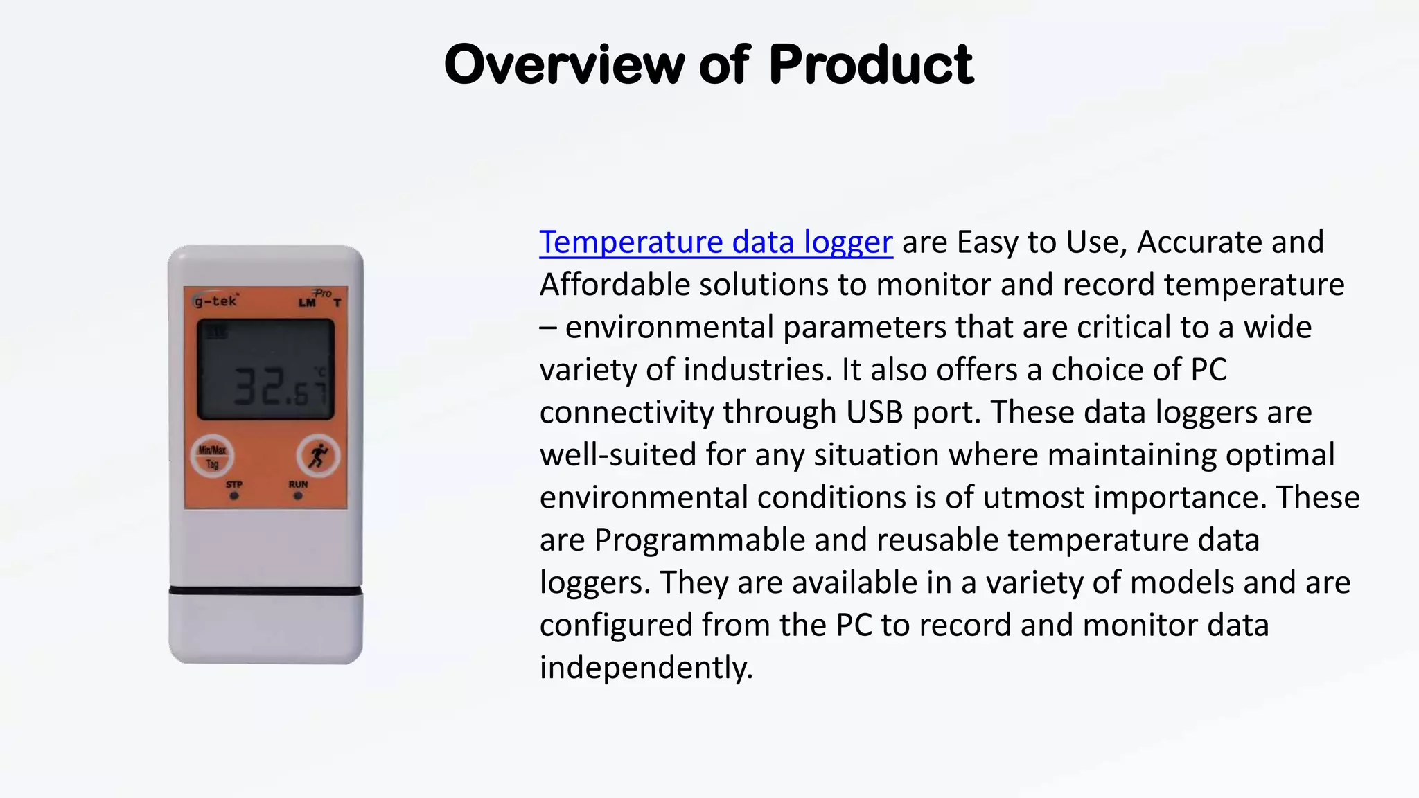 Accurate Temperature Monitoring with G-Tek Data loggers.pptx