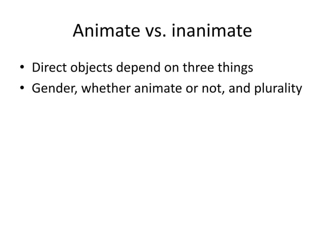 Accusative case | PPT