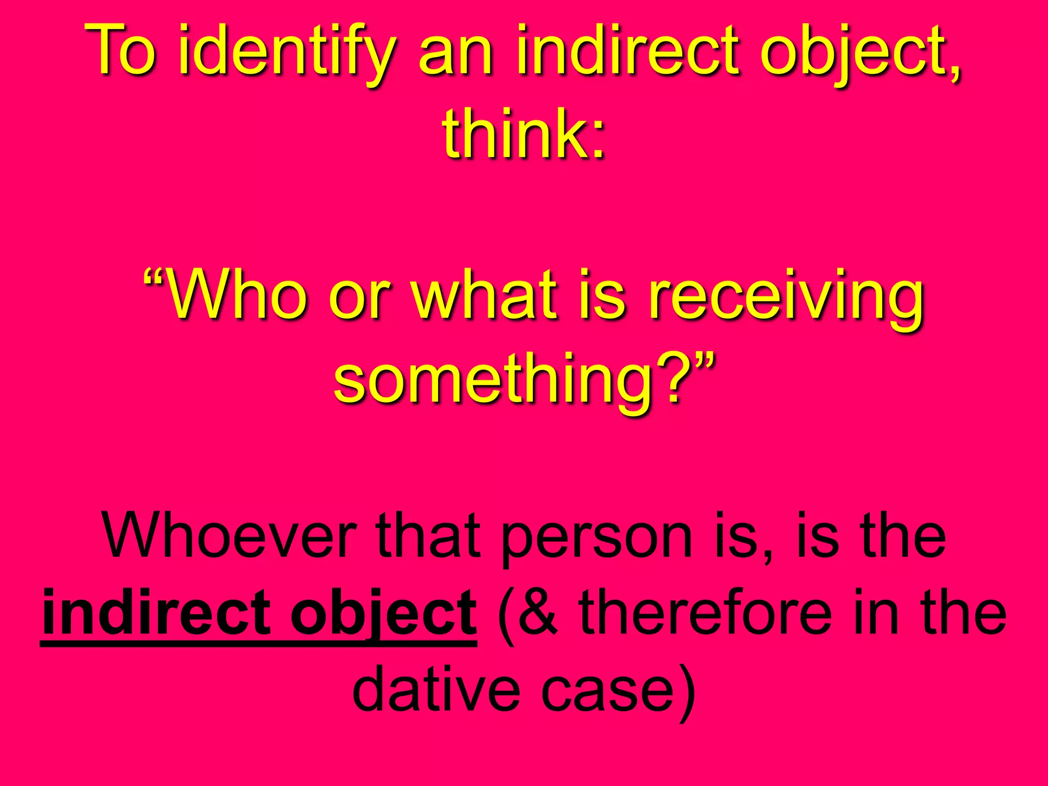 Accusative Pronouns And Dative Pronouns | PPTX