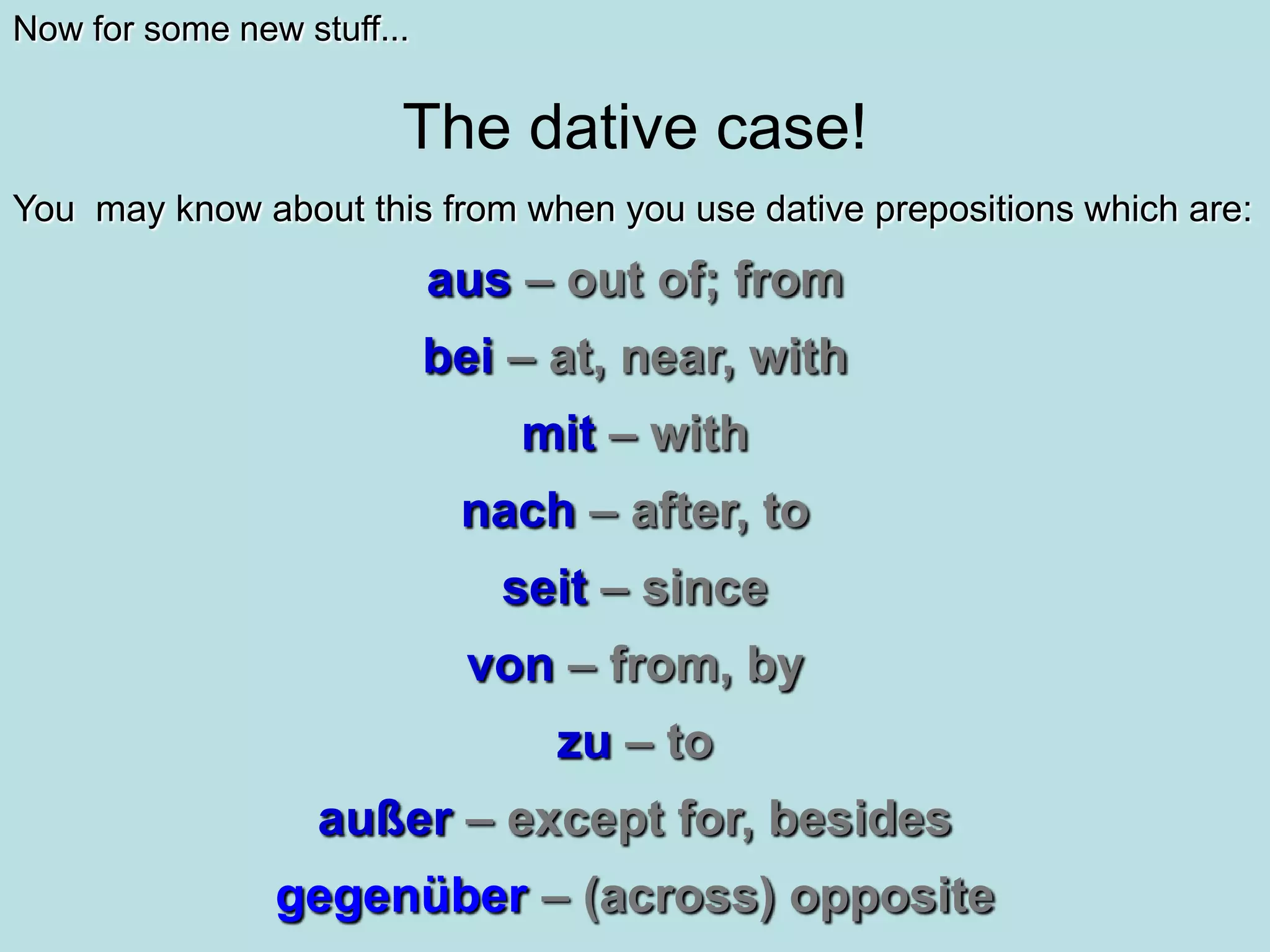 Accusative Pronouns And Dative Pronouns | PPTX