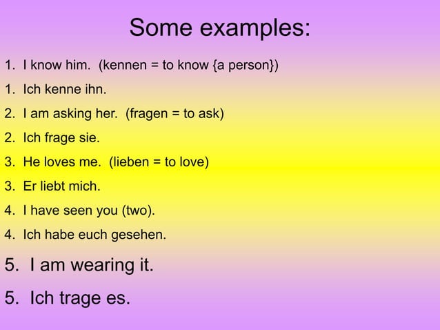 Accusative Pronouns And Dative Pronouns | PPTX