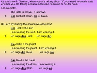 Accusative Pronouns And Dative Pronouns | PPTX