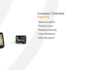 Accutech ~ RFID-ENABLED SEURITY PRODUCTS | PPT