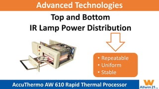 Accu thermo aw 610 rapid thermal processor | PPT