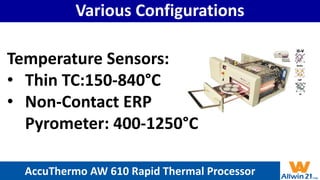 Accu thermo aw 610 rapid thermal processor | PPT