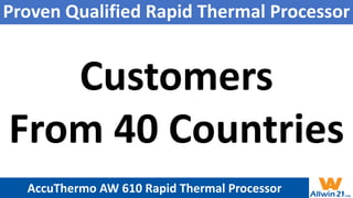 Accu thermo aw 610 rapid thermal processor | PPT