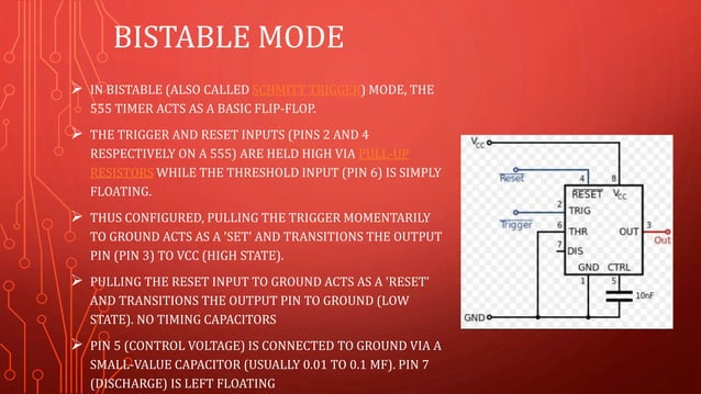 IC 555 timer and its applications | PPTX | Computer Peripherals | Computing