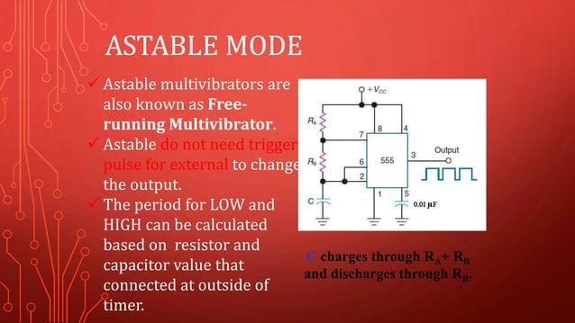 IC 555 timer and its applications | PPTX | Computer Peripherals | Computing
