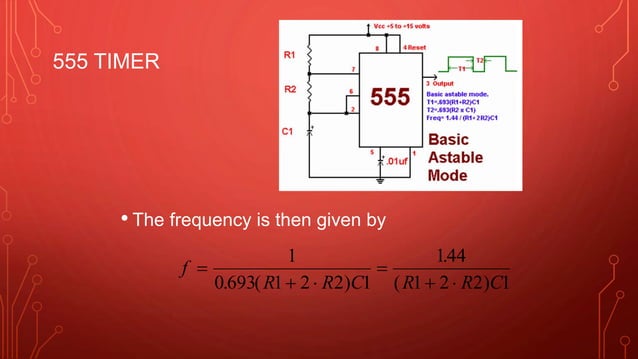 IC 555 timer and its applications | PPTX | Computer Peripherals | Computing