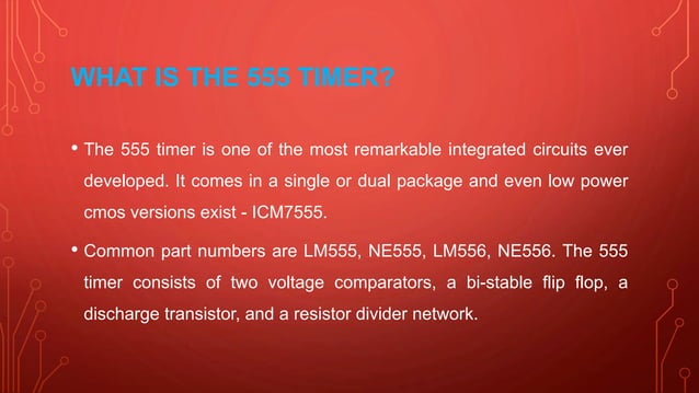 IC 555 timer and its applications | PPTX | Computer Peripherals | Computing