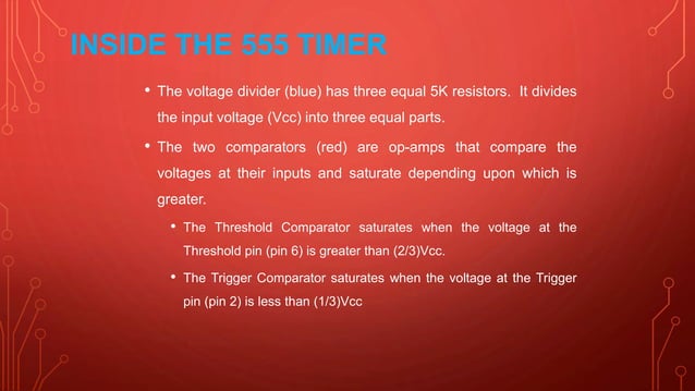 IC 555 timer and its applications | PPTX | Computer Peripherals | Computing