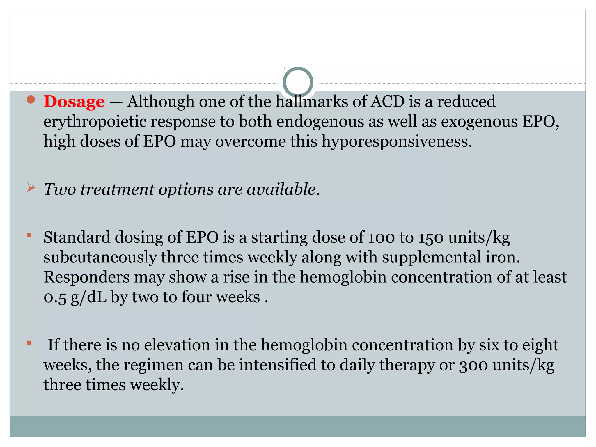Anemia of chronic disease | PPT
