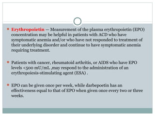 Anemia of chronic disease | PPT