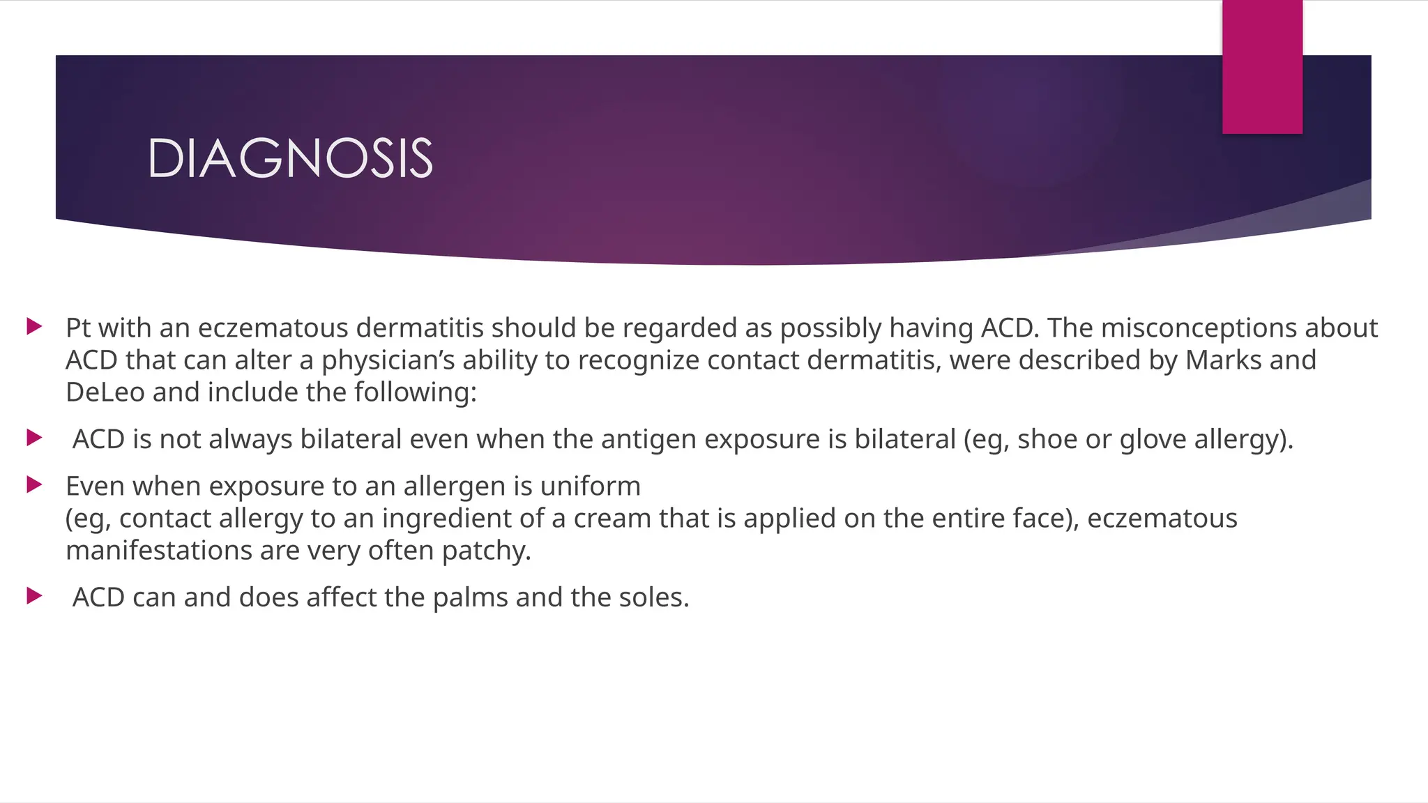 ALLERGIC CONTACT DERMATITIS PRESENTATION , dermatology | PPTX