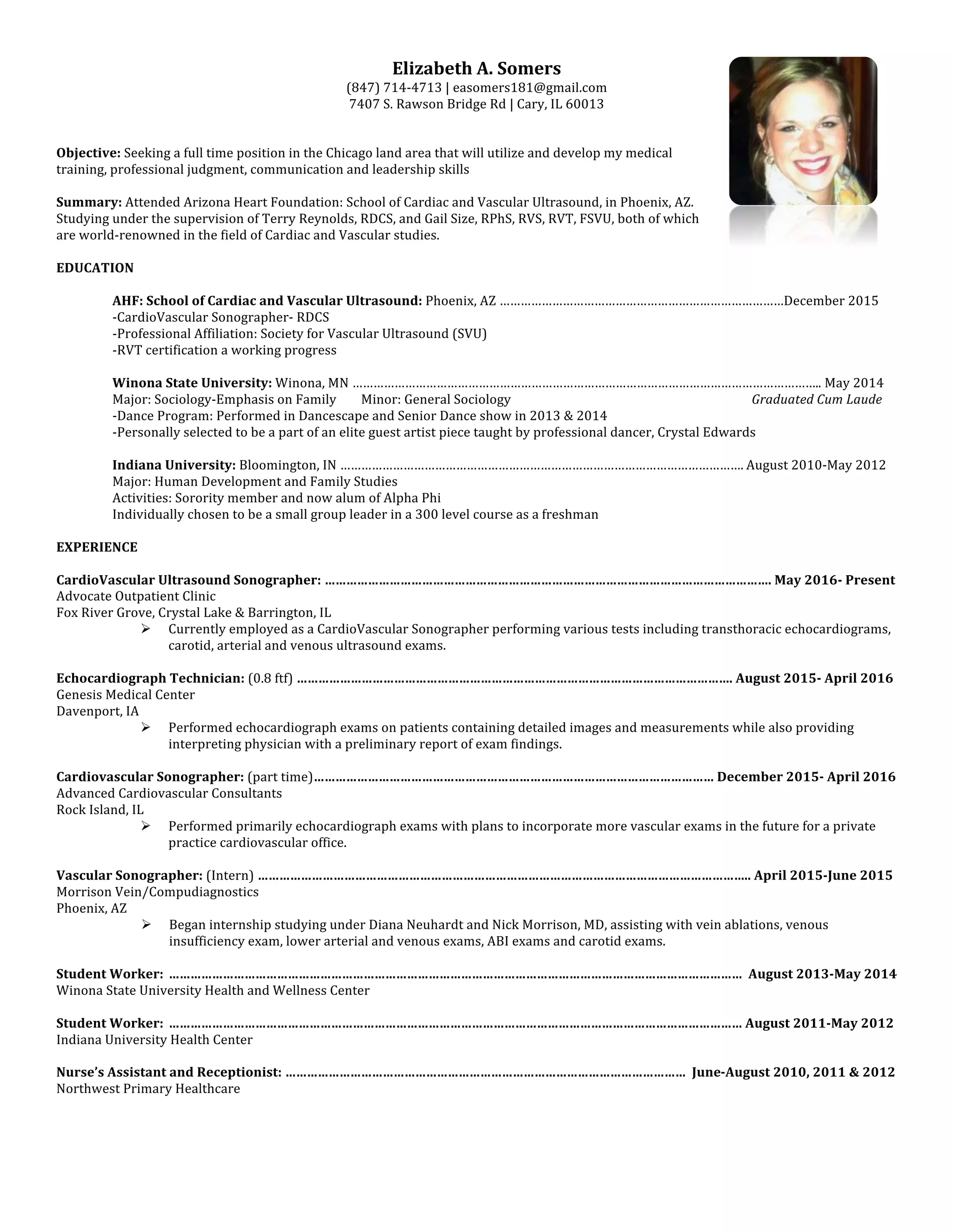 Elizabeth Somers_ Resume | PDF
