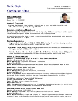 CV of Sachin Gupta | PDF