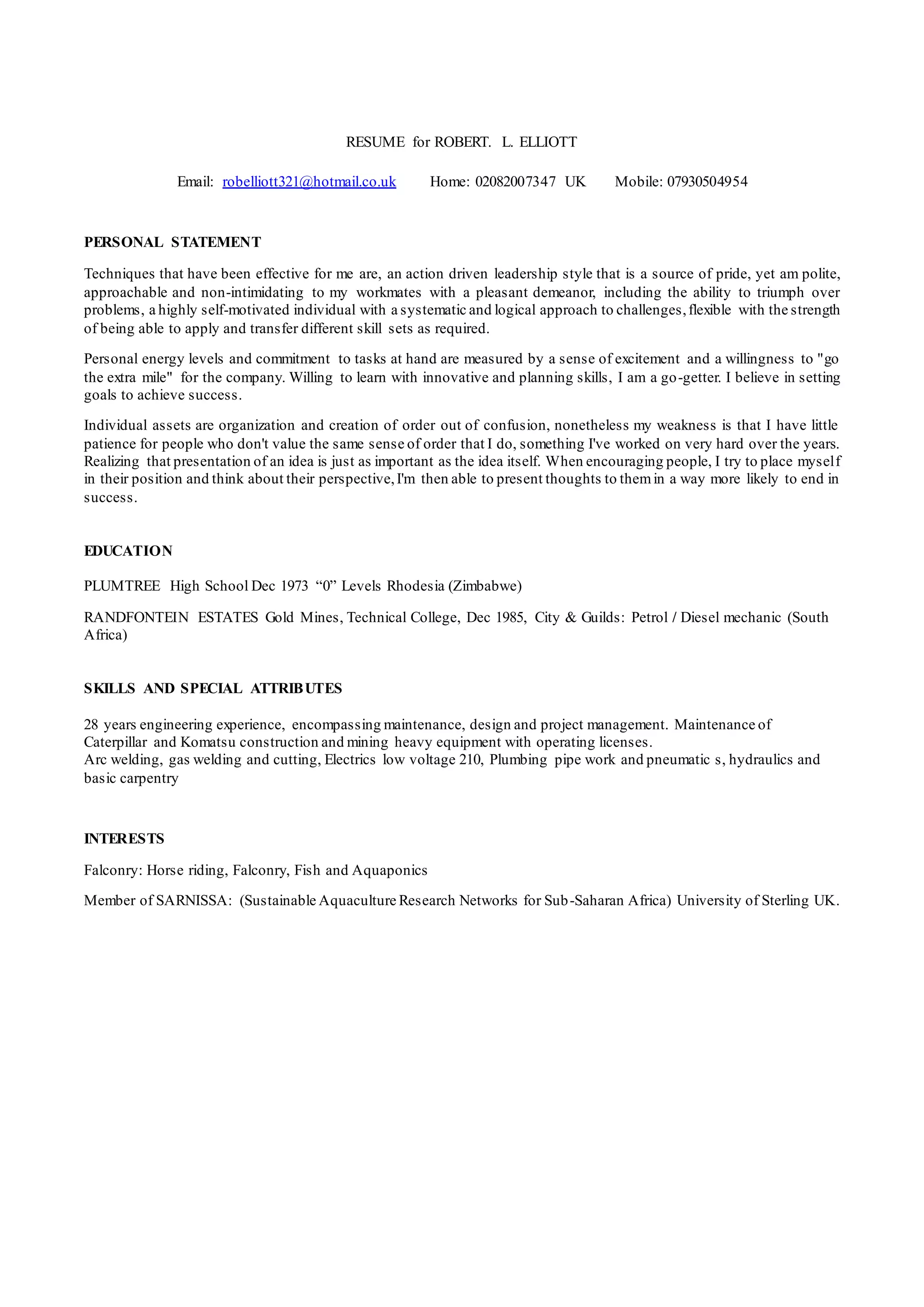 RESUME MINING | DOCX