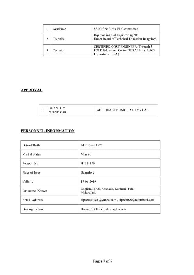 CV - Dsouza UPDATED 03-04-2016 | DOC