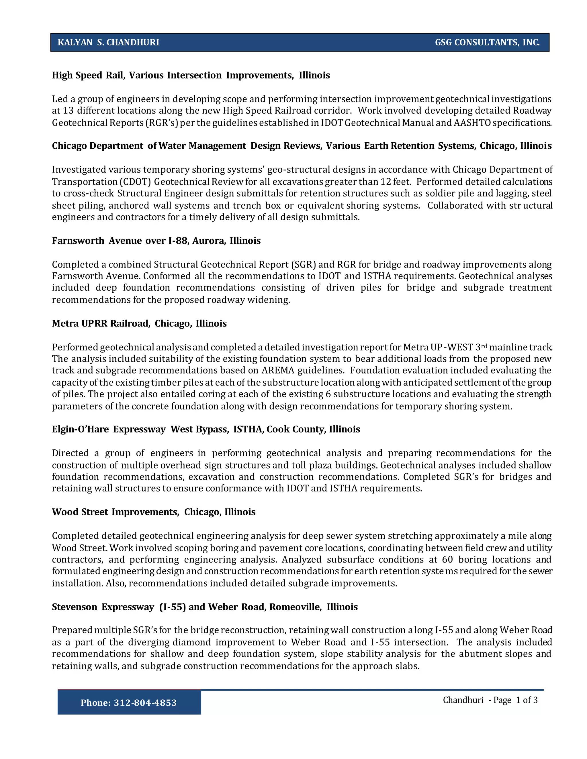 GSG Project Experience | PDF