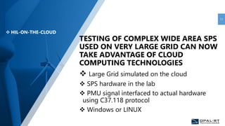 Detailed large-scale real-time HYPERSIM EMT simulation for transient stability assessment (TSA ...