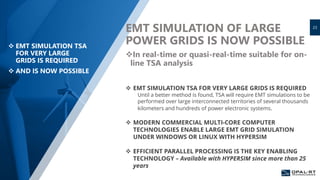 Detailed large-scale real-time HYPERSIM EMT simulation for transient stability assessment (TSA ...