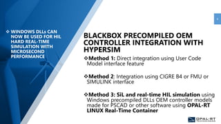 Detailed large-scale real-time HYPERSIM EMT simulation for transient stability assessment (TSA ...