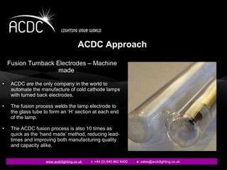 Acdc Benefits And Technical Data | PPT