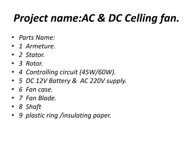 AC & DC celling fan.pptx