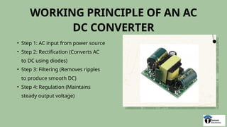 AC DC Converter: An Essential power Conversion Solution | PPTX