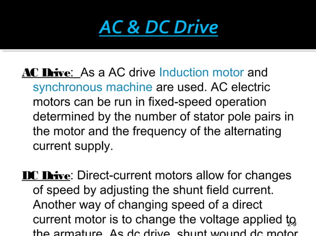 Ac dc drives | PPT