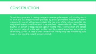 AC & DC Generators | PPTX