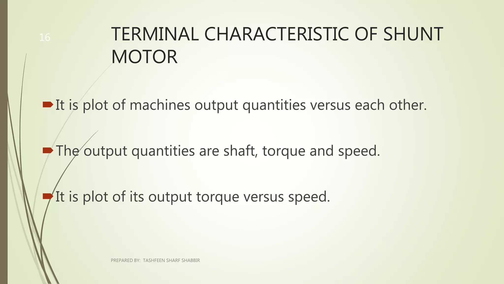 SEPARATELY EXCITED & SHUNT DC MACHINES | PPTX