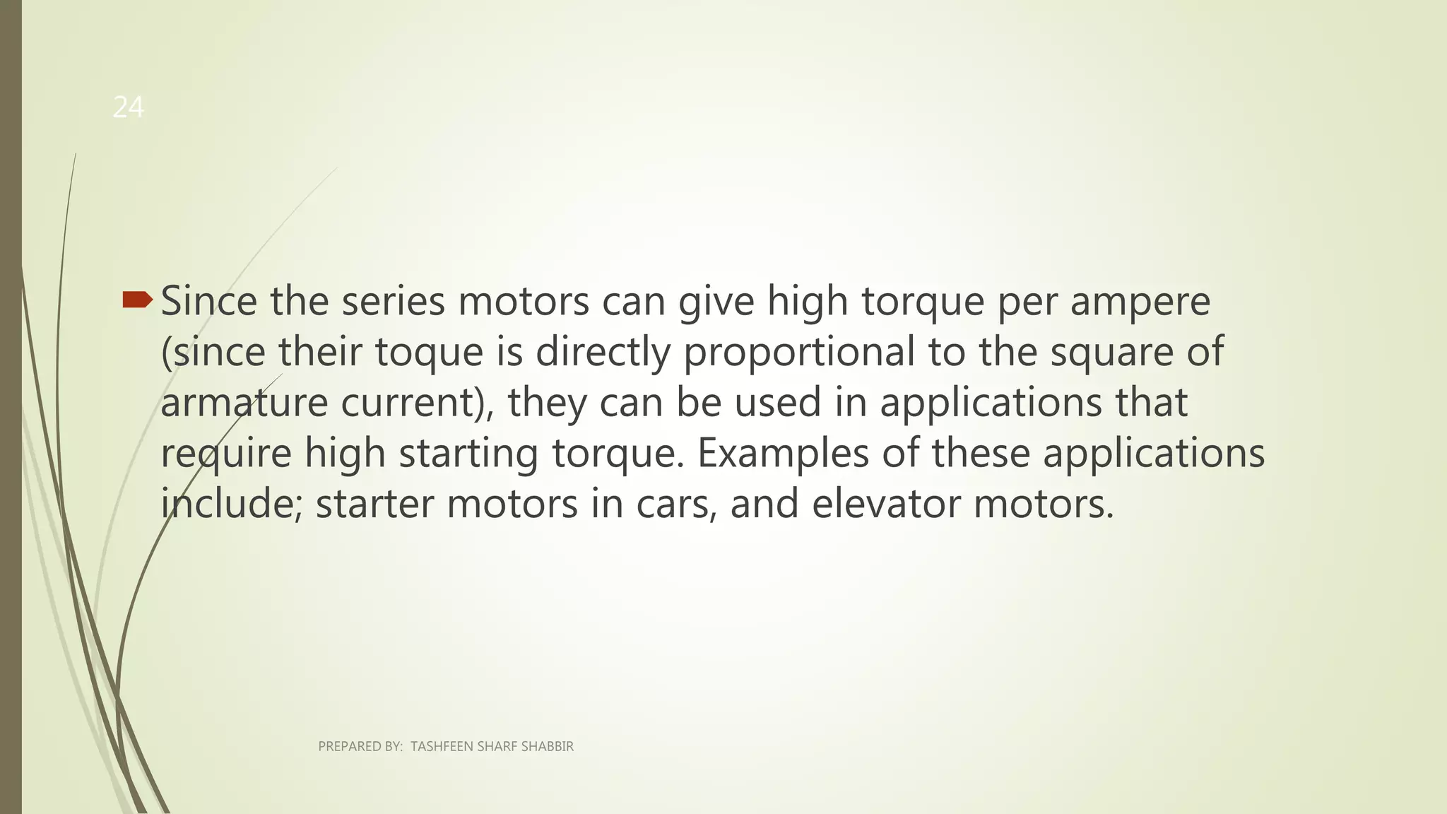 SEPARATELY EXCITED & SHUNT DC MACHINES | PPTX