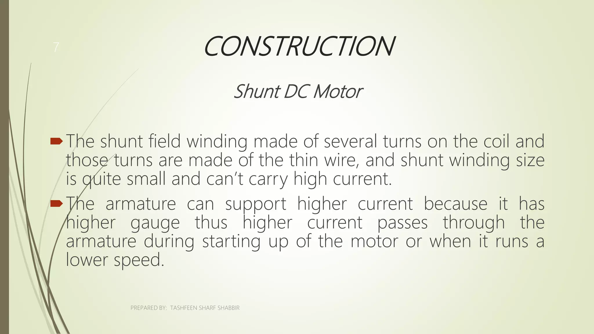 SEPARATELY EXCITED & SHUNT DC MACHINES | PPTX
